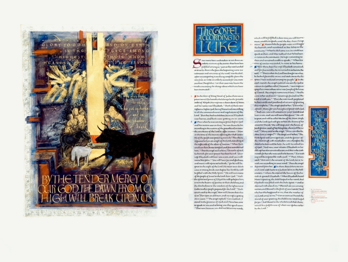 Ravishing Calligraphy Leaps Off Every Page of This Bible – Sacred Windows